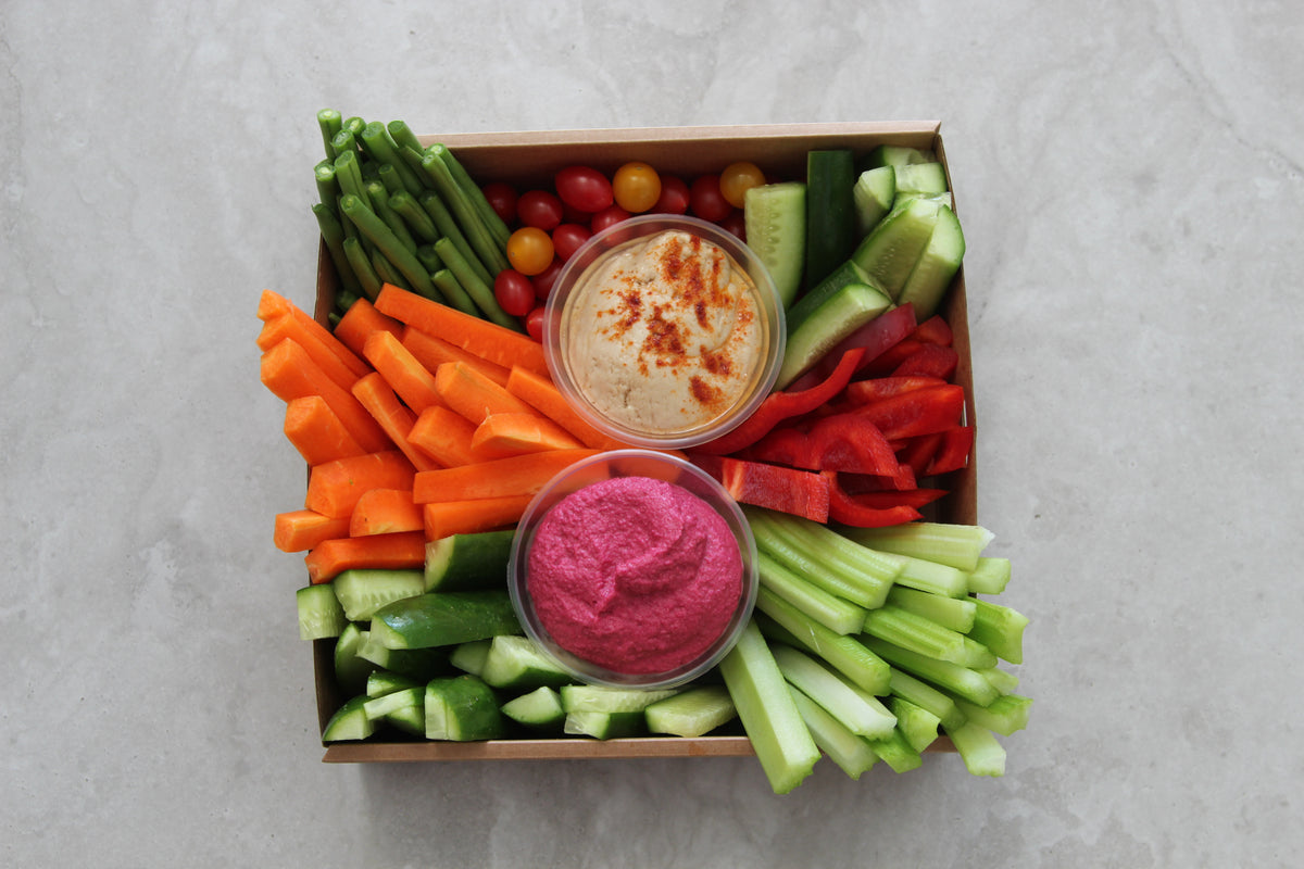 Crudites and Dips Box | Factory Espresso