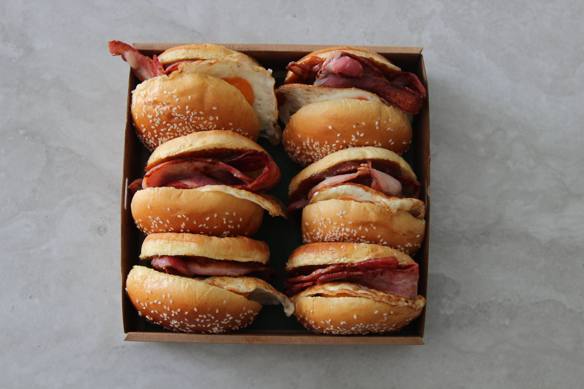 Bacon and Egg Roll Box | Factory Espresso